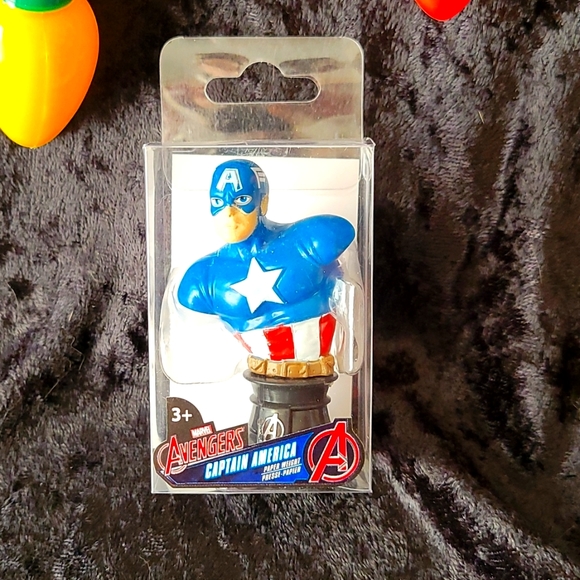 Marvel | Toys | Marvel Mini Captain America Paper Weight | Poshmark